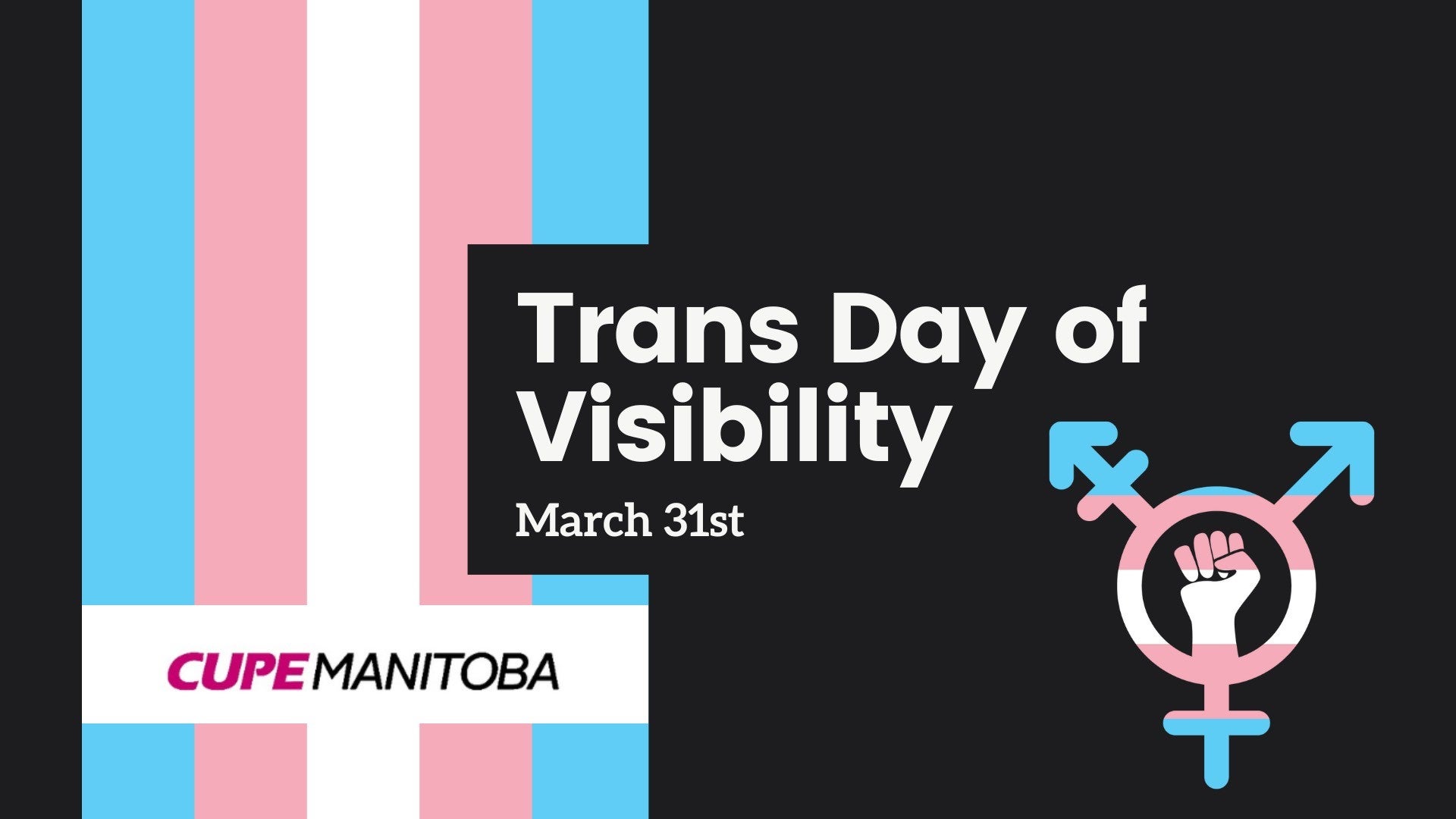 CUPE MB recognizes International Trans Day of Visibility - CUPE Manitoba
