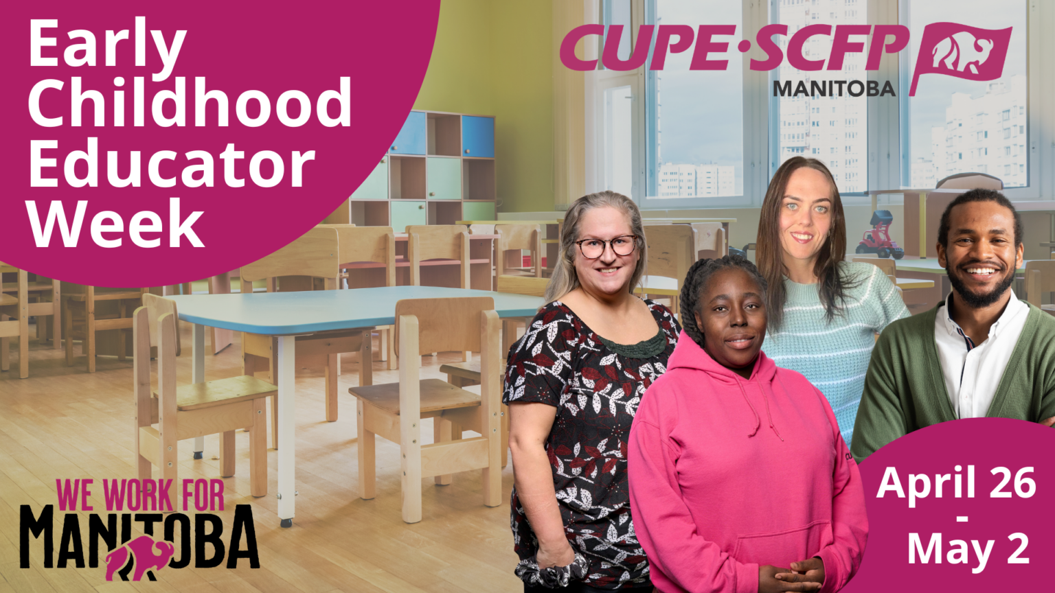 Early Childhood Educator Week 2026 - CUPE Manitoba